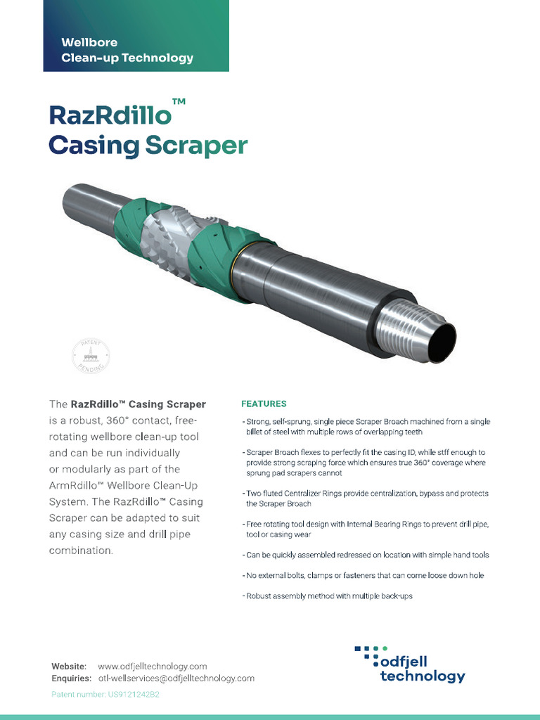 Razrdillo Casing Scraper | PDF