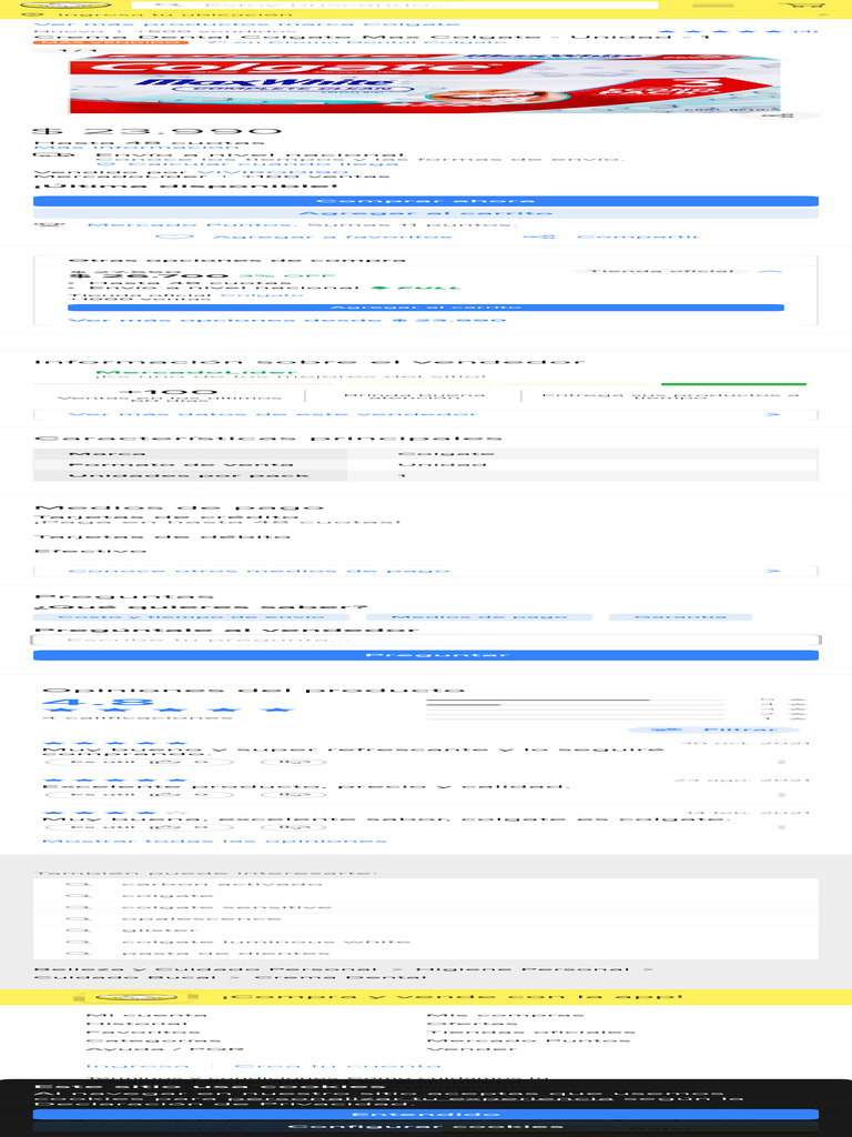 Crema Dental Colgate Max Colgate - Unidad - 1 M | PDF