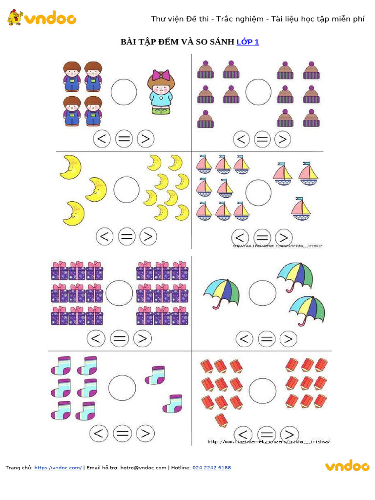 bai-tap-dem-va-so-sanh-lop-1_19620238 | PDF