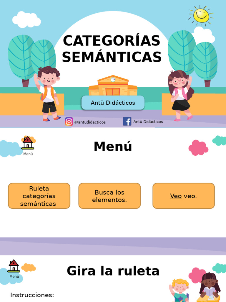Juego Categorias Semanticas | PDF