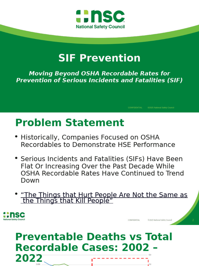 sif-prevention-presentation | PDF | Occupational Safety And Health ...