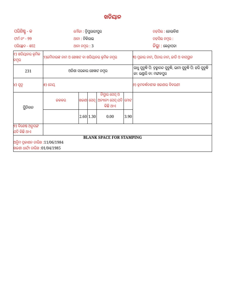 About Blank Patta | PDF