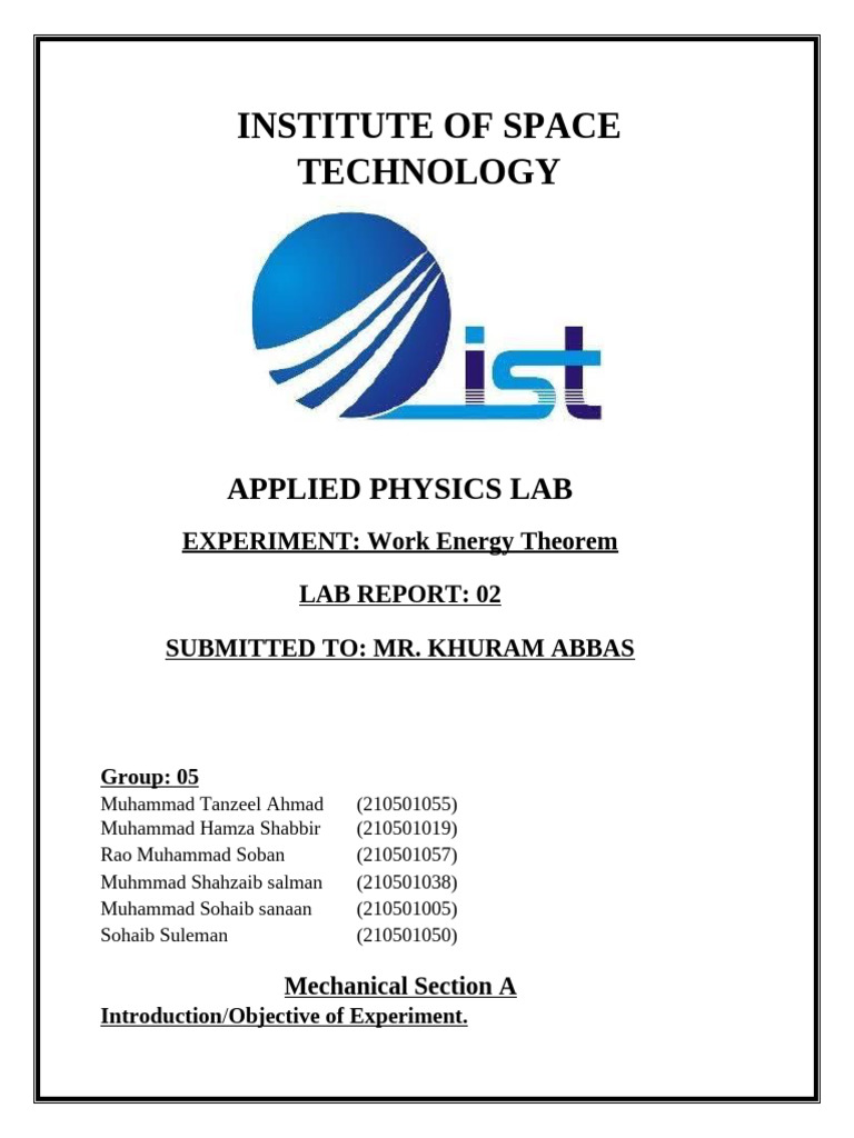 Ap Lab 2 docx (2) | PDF | Force | Kinetic Energy