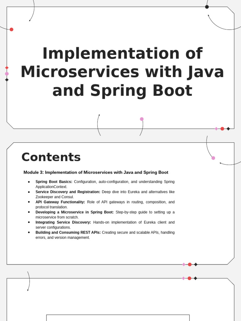 M3 _ P1 - Introduction to Microservices Using Spring Boot | PDF ...