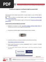 Instructiuni Privind Semnarea Si Depunerea Documentului de Confirmare La Anaf | PDF