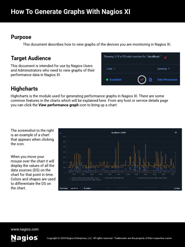 Generating Graphs With Nagios Xi Pdf Icon Computing Software 4214