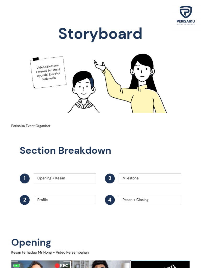 Storyboard Milestone Farewell | PDF