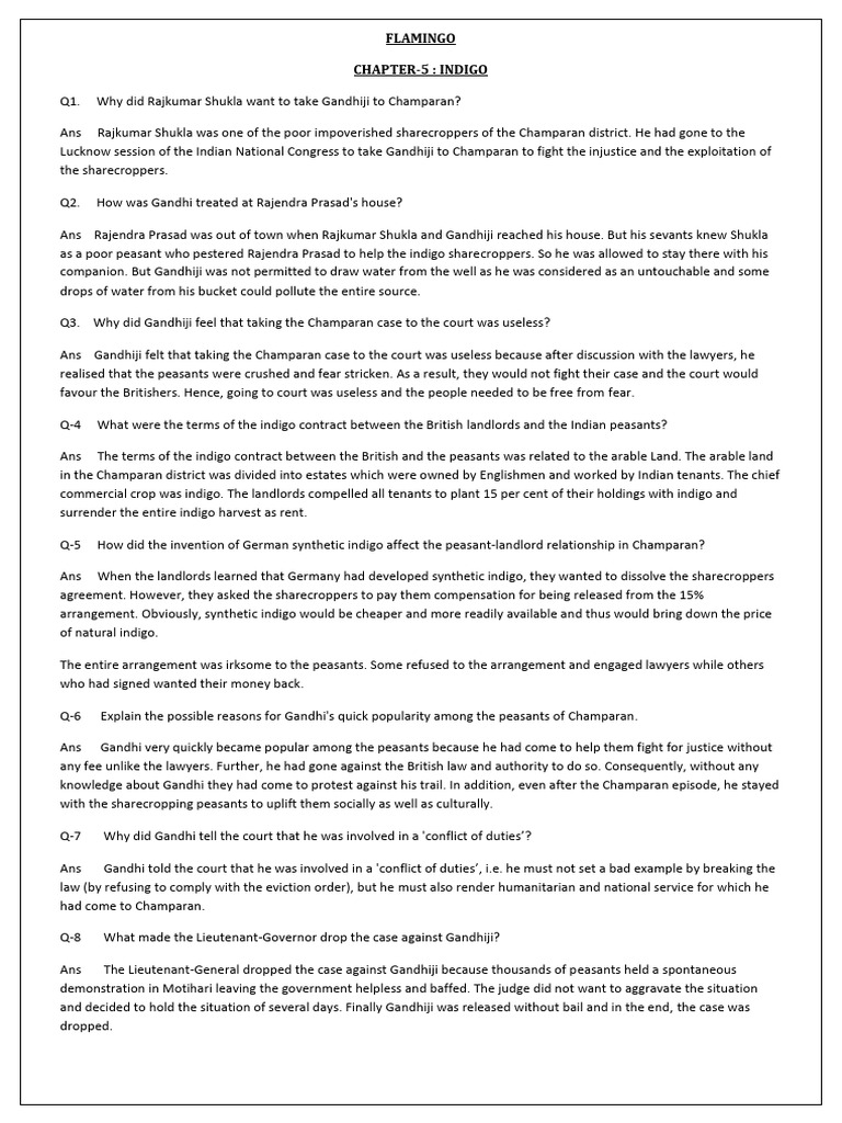 Indigo | PDF | Mahatma Gandhi