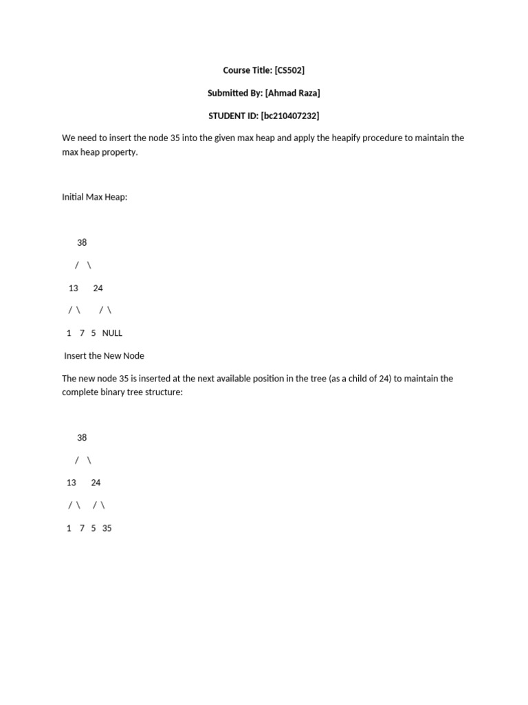 Cs502 Assignments | PDF