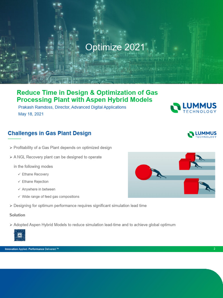 AID032 - Lummus Technology - Reduce Time in Design & Optimization of ...