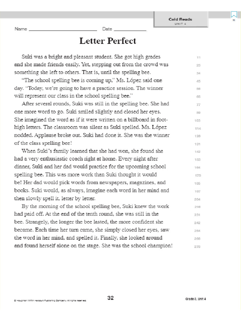 G3-B2 Cold Reads | PDF