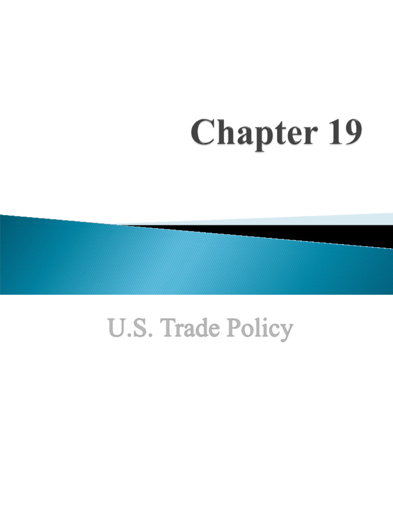 Chapter 19 PPT - Copy | PDF | Dumping (Pricing Policy) | Economies