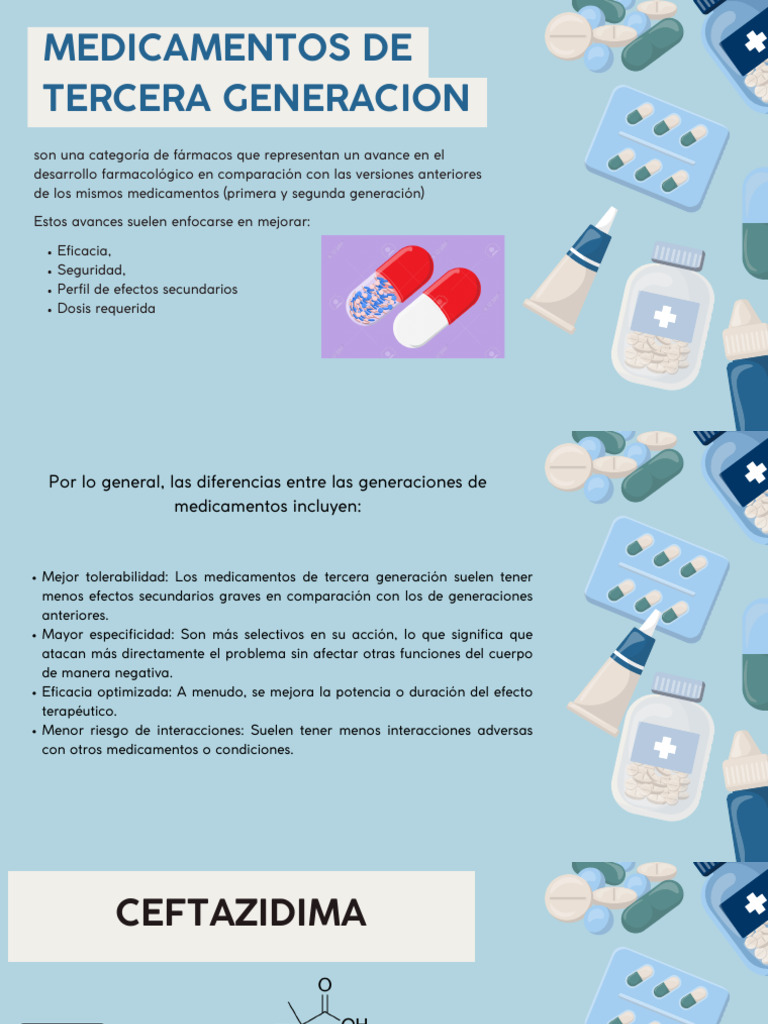 Ceftazidima, Ceftriaxona | PDF | Medicamentos con receta | Medicina CLINICA
