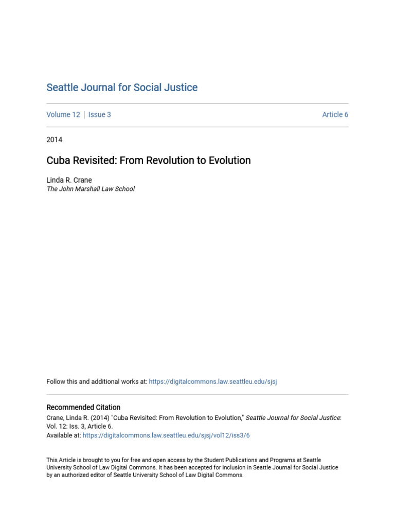 Cuba's Evolution Post-Revolution Explained | PDF | Cuba | Fidel Castro