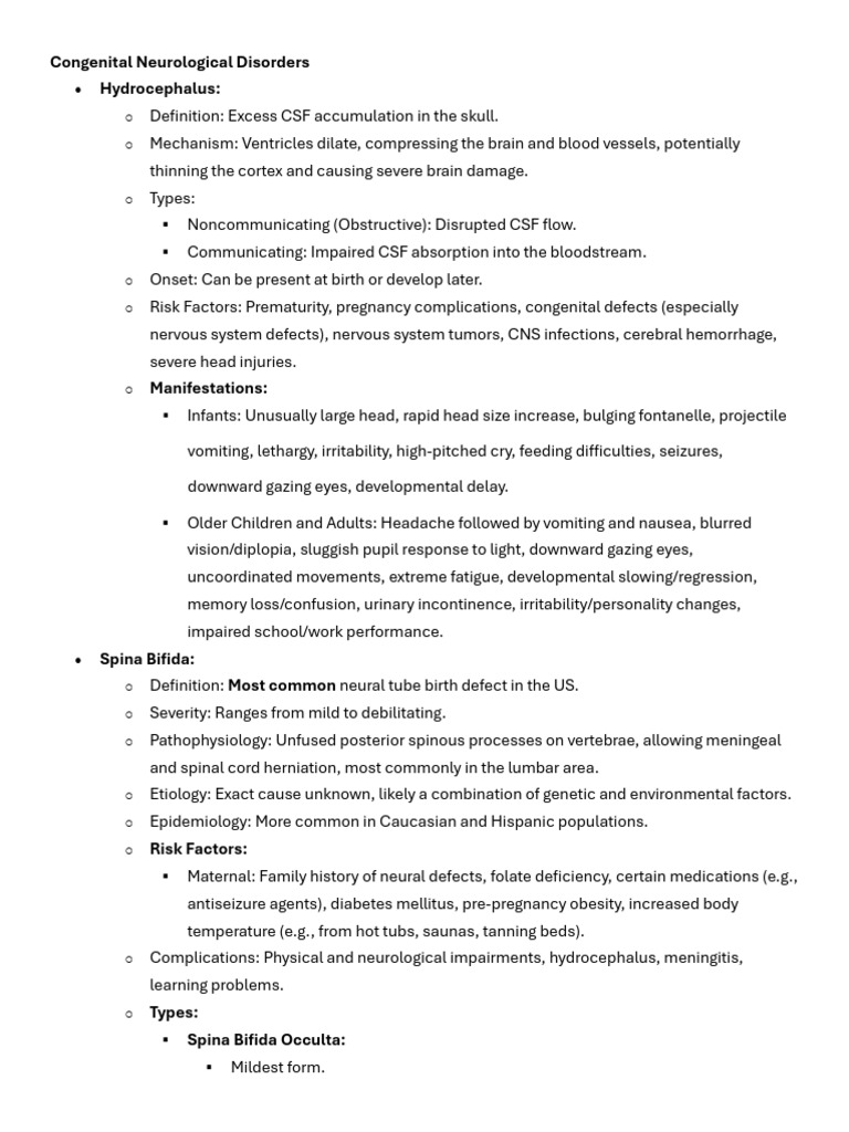 Neurological Disorders | PDF | Human Diseases And Disorders | Causes Of Death