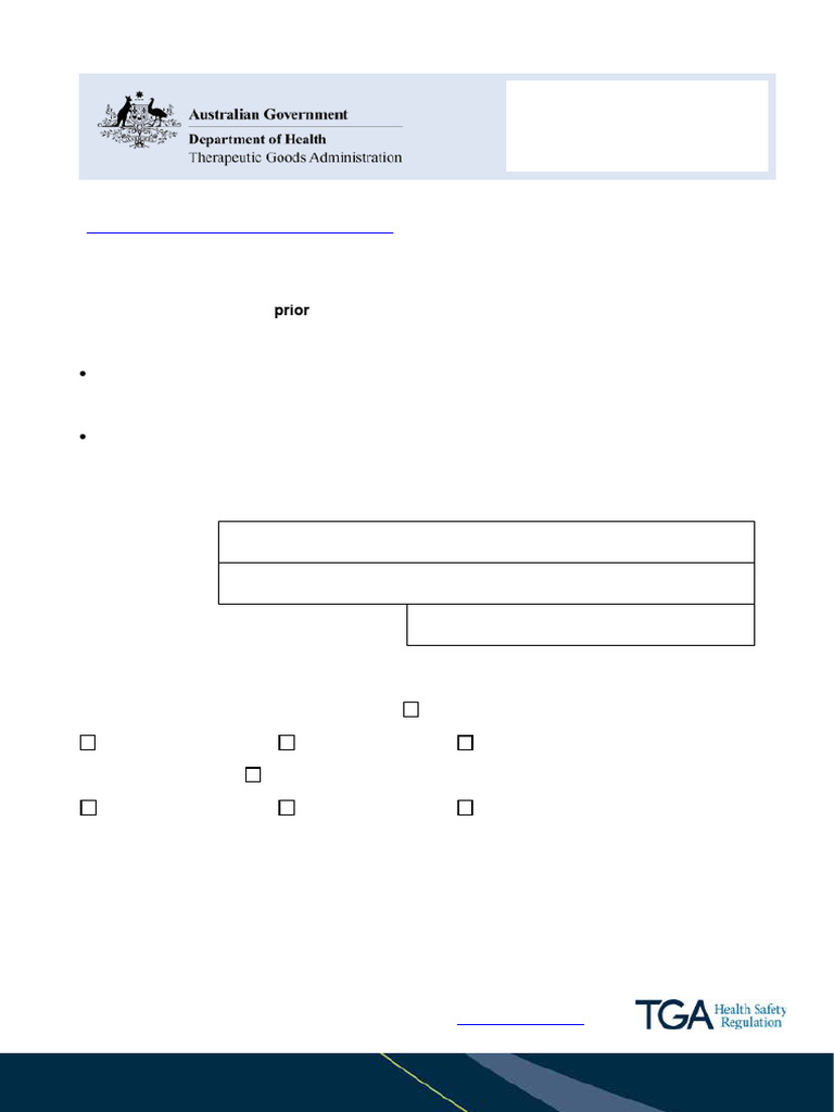 GMP Clearance Questionnaire for TGA | PDF | Poison