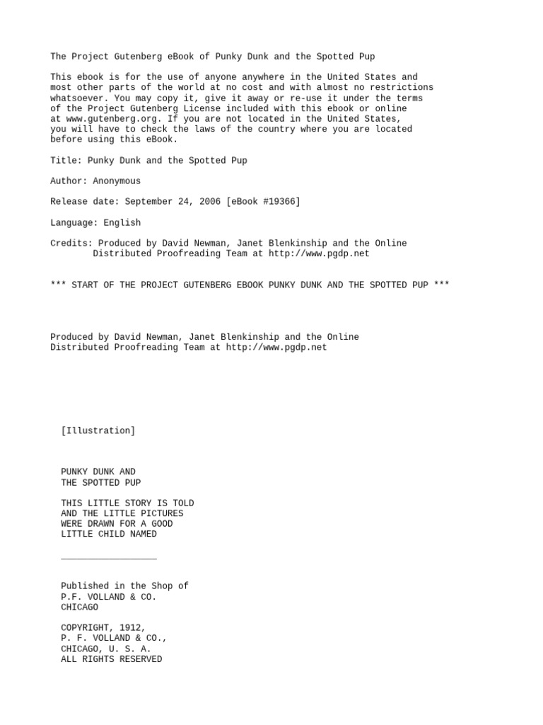 PG 19366 | PDF | Project Gutenberg | Copyright