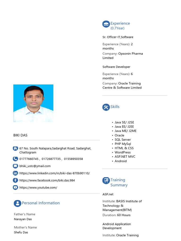 BIKI DAS | PDF | Java (Programming Language) | Computing Platforms