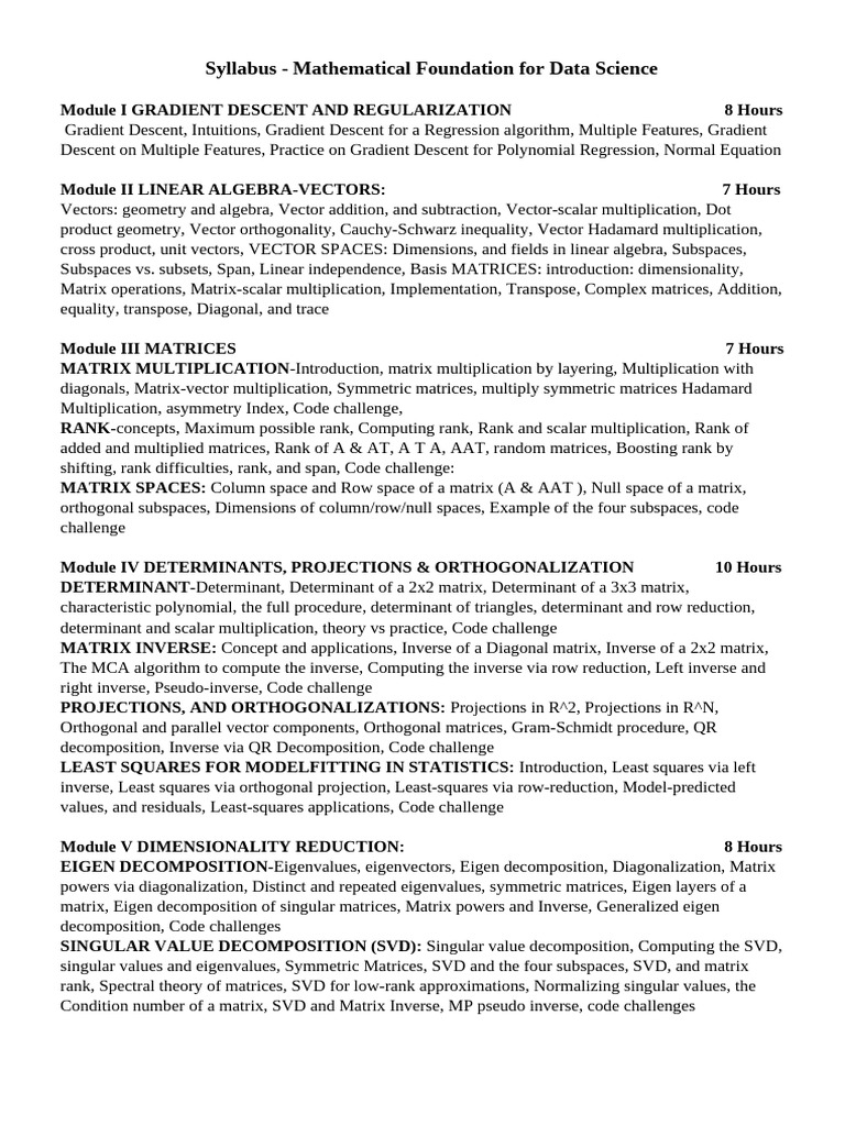 MFDS | PDF | Matrix (Mathematics) | Determinant