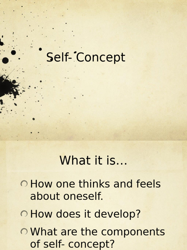 Self - Concept | PDF | Theory | Self Awareness