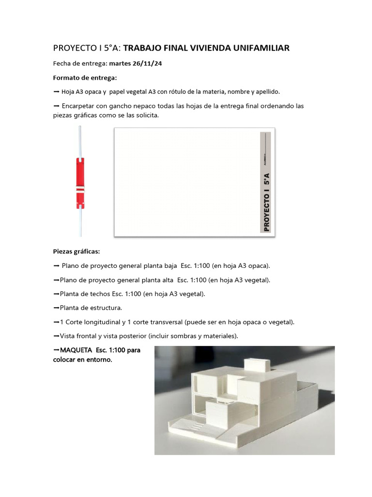 TP N°4 Planos de Proyecto Final | PDF