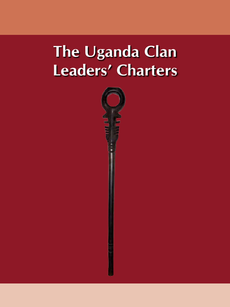 Uganda Clan Leaders' Roles and Charters | PDF | Peace | Marriage
