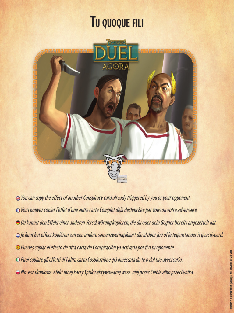 7wondersduel Règle Tu Quoque Fili | PDF