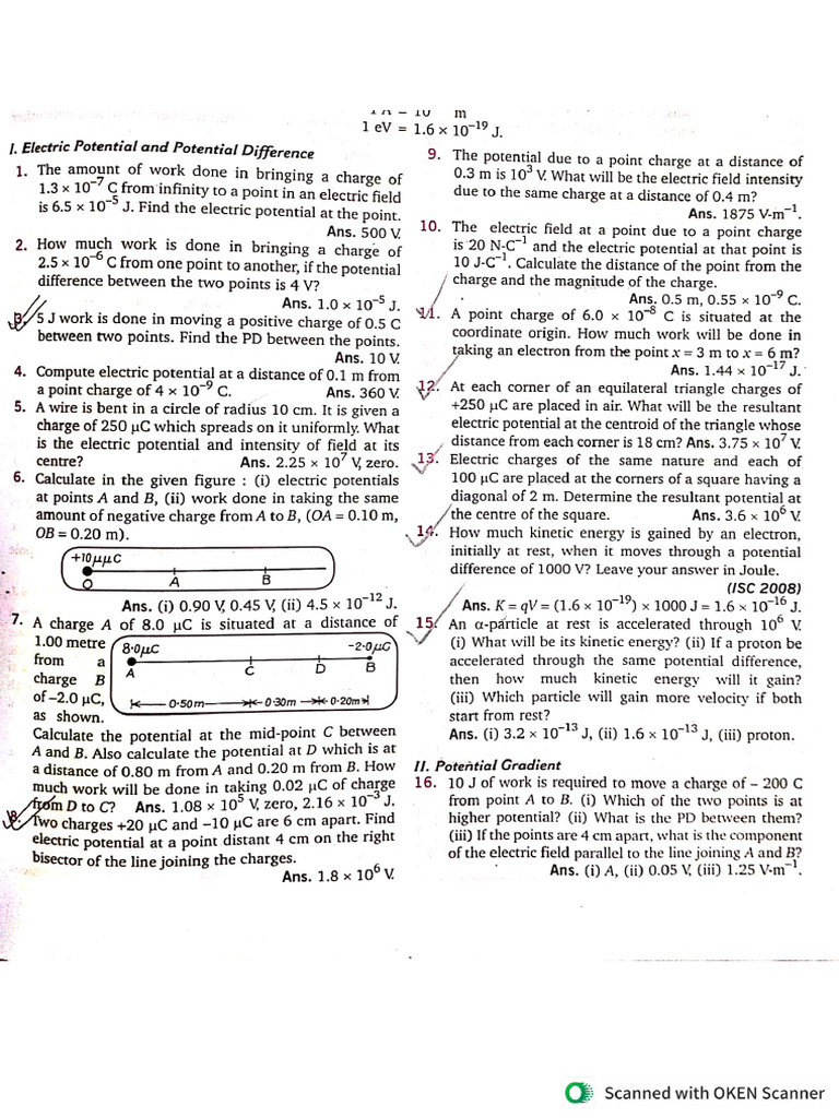 Electric Potential | PDF