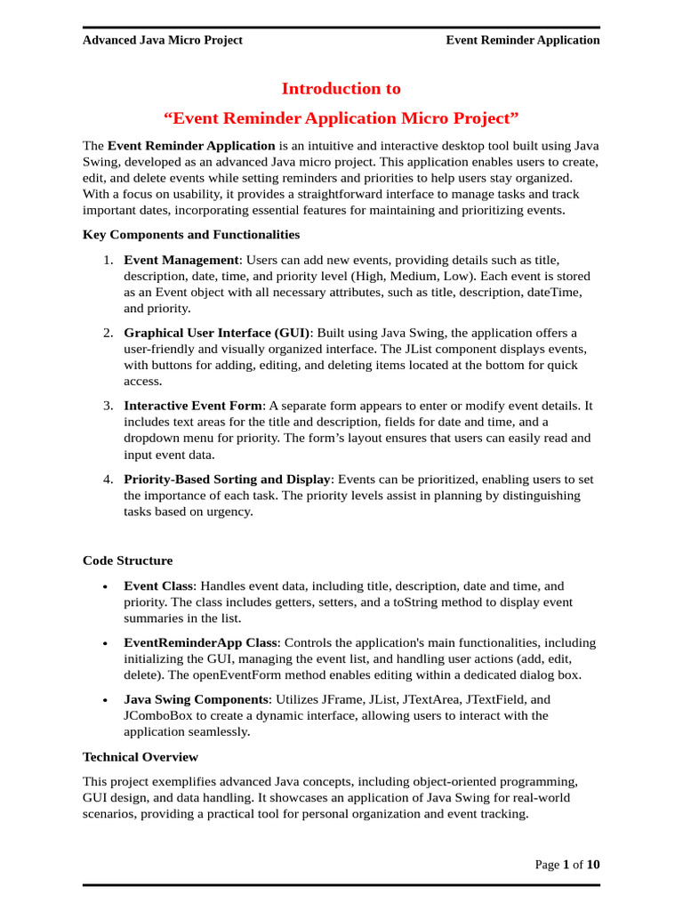 AJP Introduction | PDF | Java (Programming Language) | Graphical User ... AJP Introduction | PDF | Java (Programming Language) | Graphical User ...