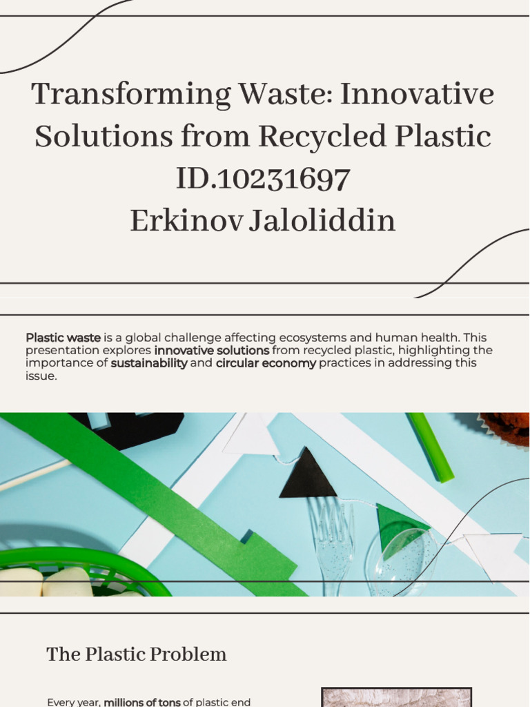 Recycling waste | PDF | Recycling | Sustainability