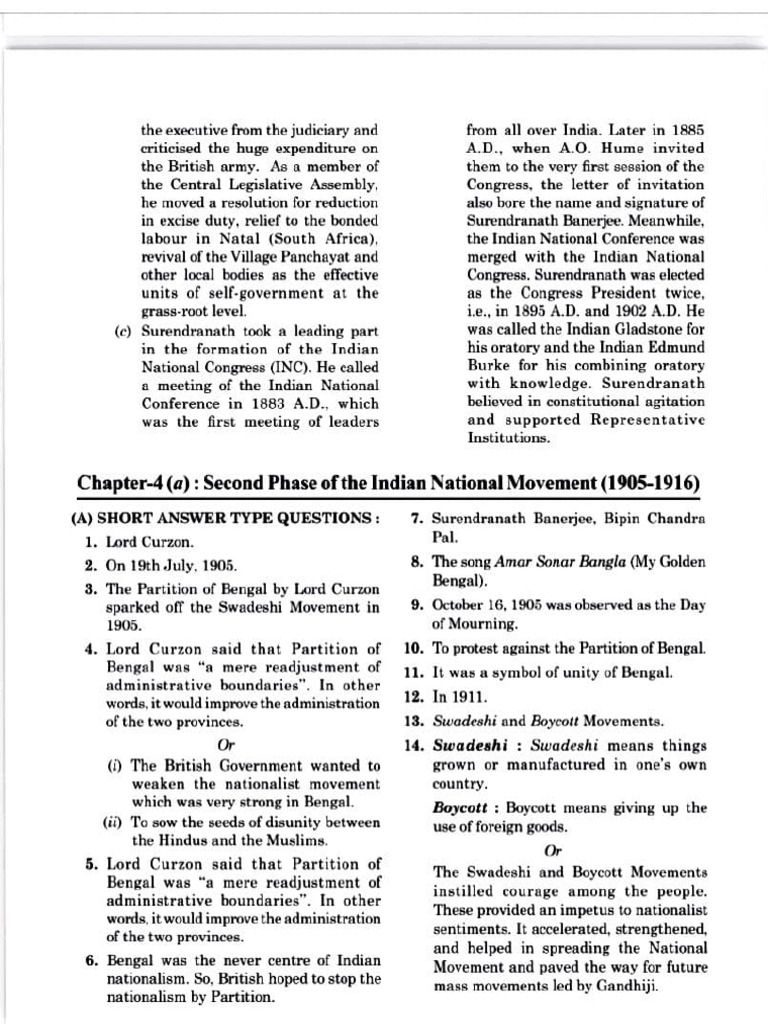 Class X History Chapter 4 (A&b) | PDF