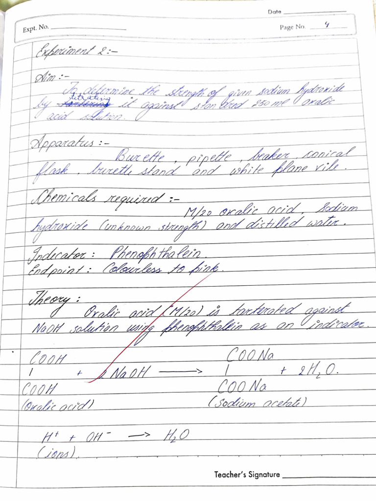 Experiment 2 and 3 | PDF