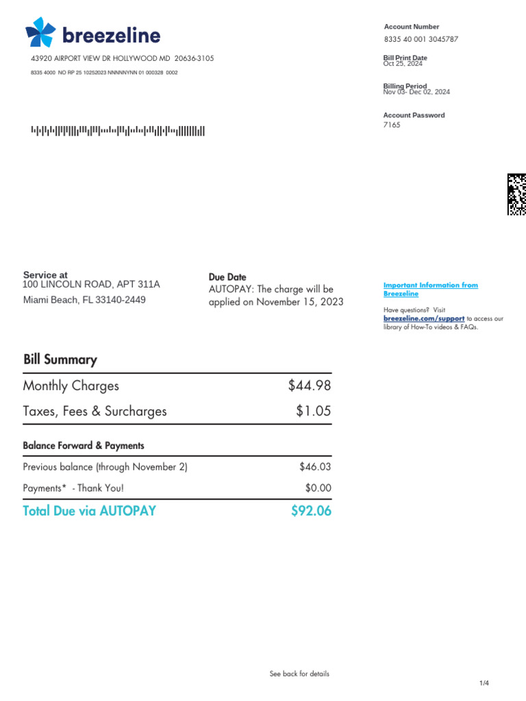 Rodrigo Sebastian Luque Breezeline Nov 2024 | PDF | Fee | Market (Economics)