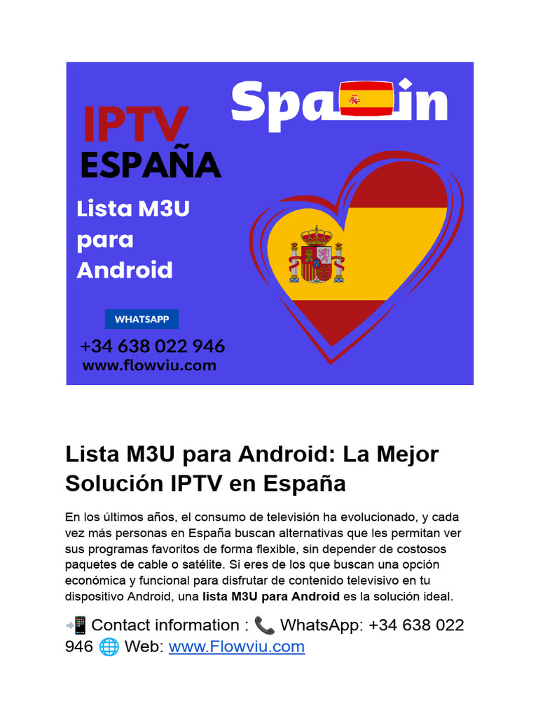 Lista M3U para Android | PDF | Android (sistema operativo) | Software de la aplicacion