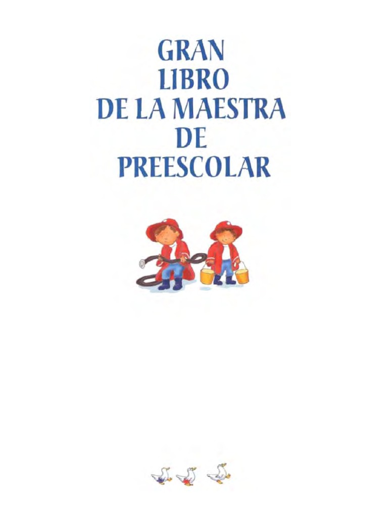 El Gran Libro De La Maestra De Preescolar Pdf Fábula