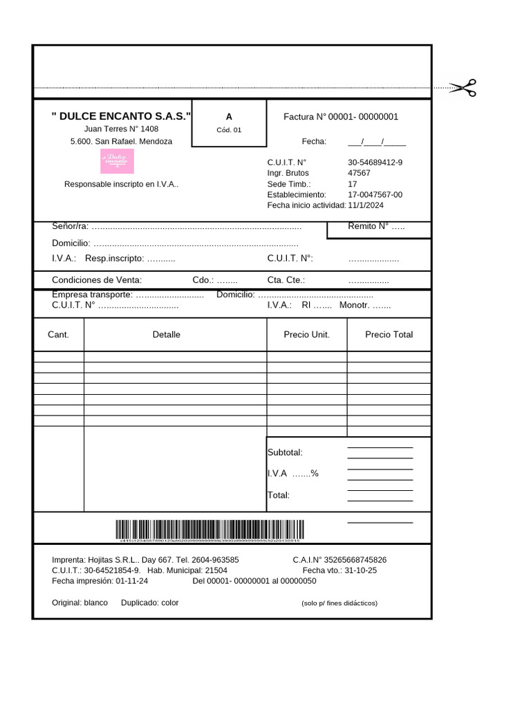 2- Documentos comerciales Dulce Encanto | PDF