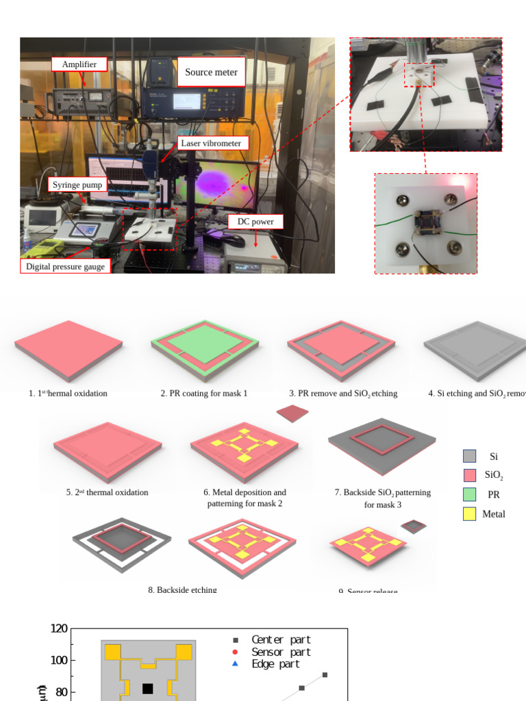 Sensor Fabrication Process Overview | PDF