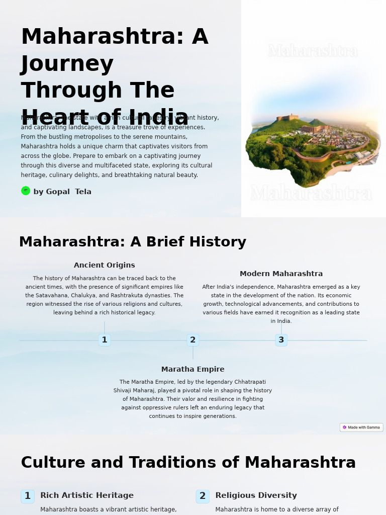 Maharashtra A Journey Through The Heart of India | PDF | Mumbai ...