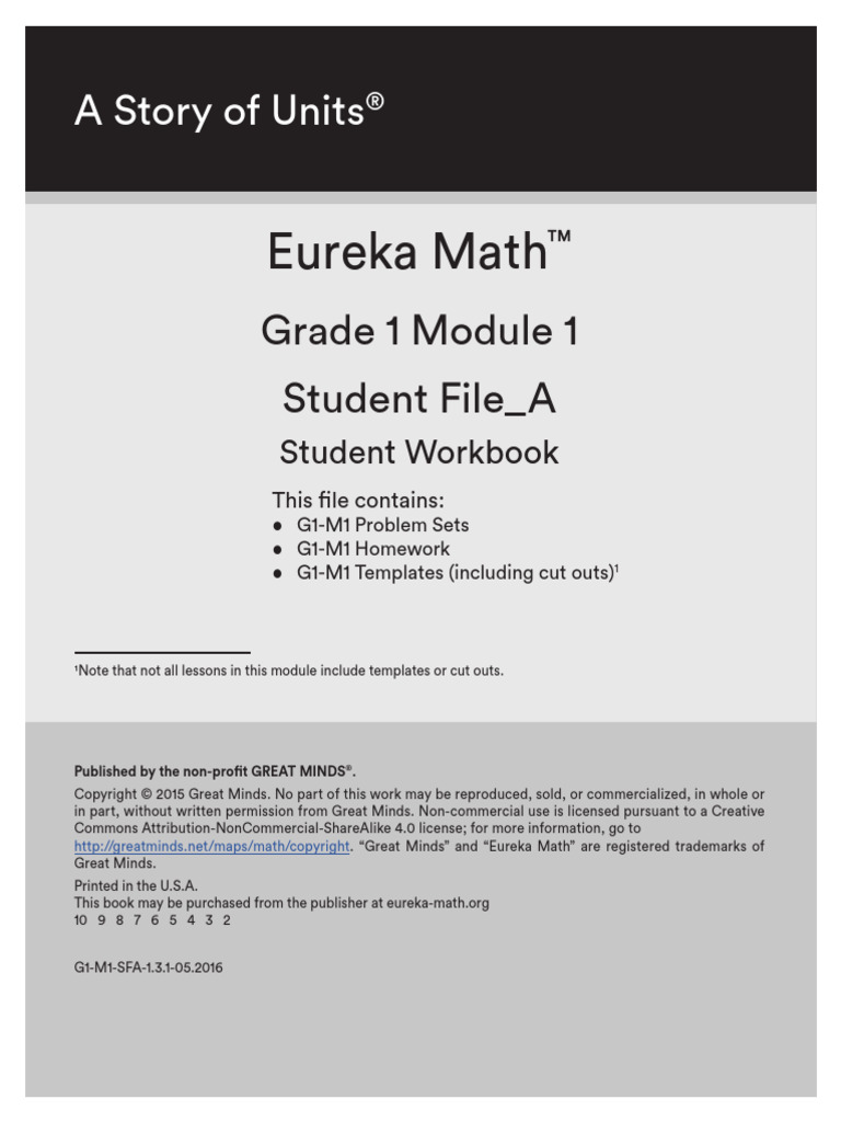 Grade 1, Module 1 | PDF