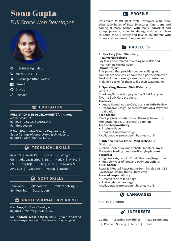 Sonu-Gupta-Resume (1)-2 | PDF | Software | Computing