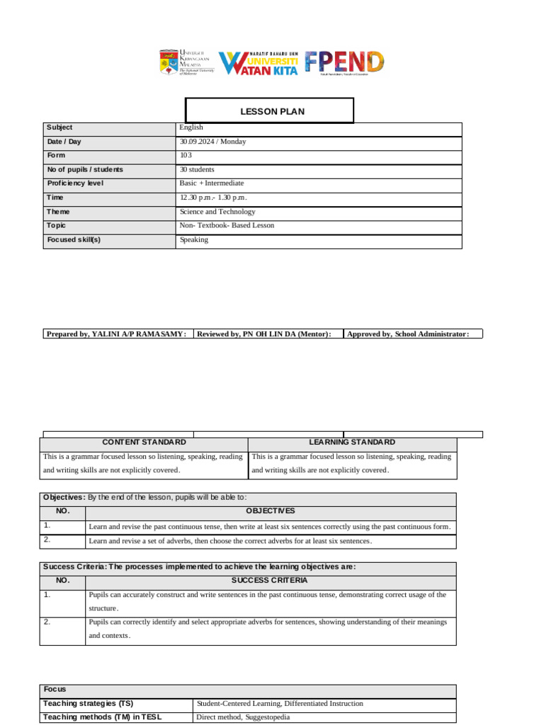 y26 | PDF | Differentiated Instruction | Grammar