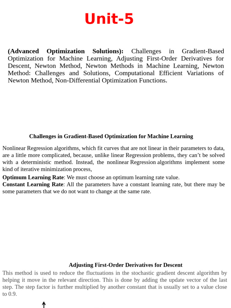 Unit-5 | PDF | Mathematical Optimization | Numerical Analysis