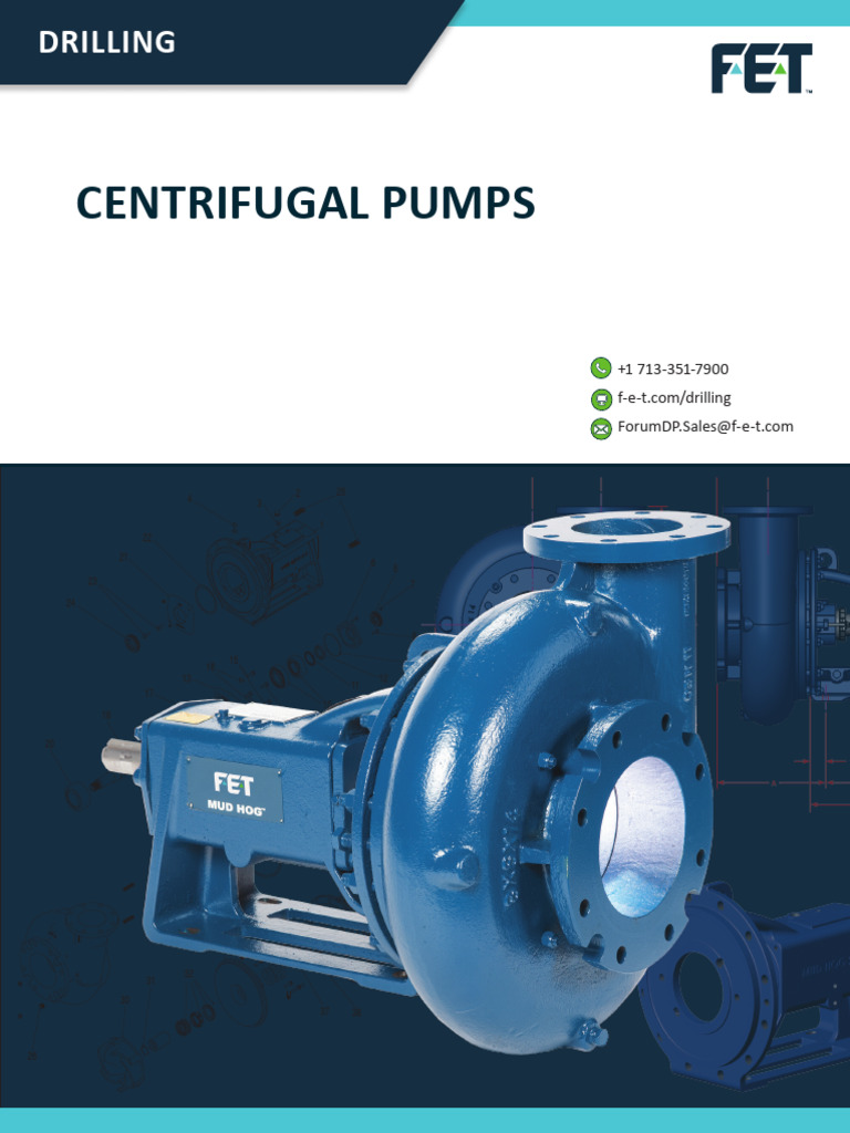 Centrifugal Pumps Brochure 2023 | PDF | Pump | Bearing (Mechanical)