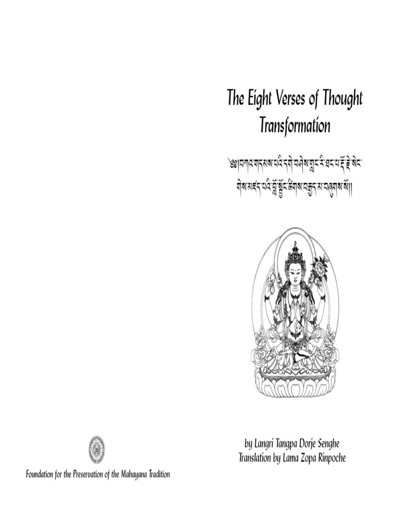 Eight Verses Thought Transformation | PDF