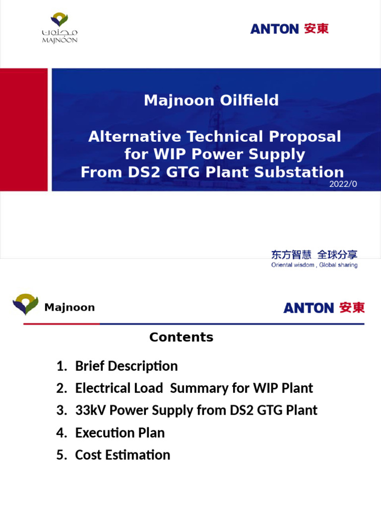 Alternative Proposal for Power Supply for WIP | PDF | Electrical ...