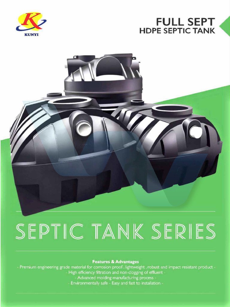 TANK KUNYI FULL SEPTIC HDPE SEPTIC TANK_091008 | PDF