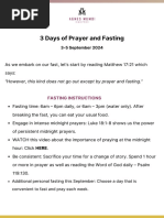 3-Day Esther Fast for Breakthrough Guide | PDF | Prayer | Jesus