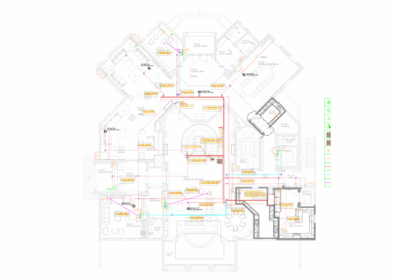 v5-Gf Data, Tel, TV, CCTV & Hdmi Rev-00 (As Built) - Model | PDF