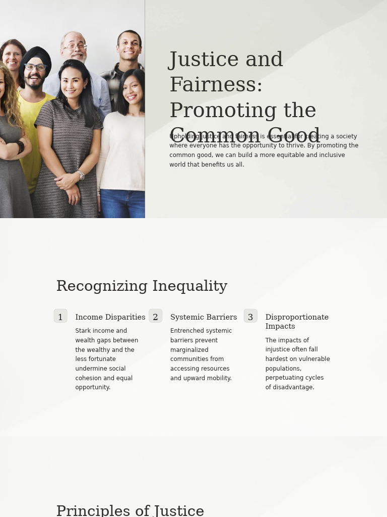 Lesson 16 Justice and Fairness Promoting The Common Good | PDF | Economic Inequality ...