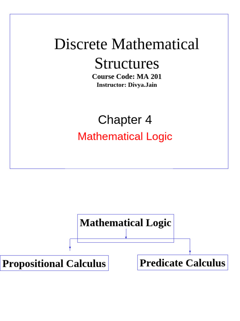 Predicate Calculus Chapter4 | PDF | Argument | If And Only If